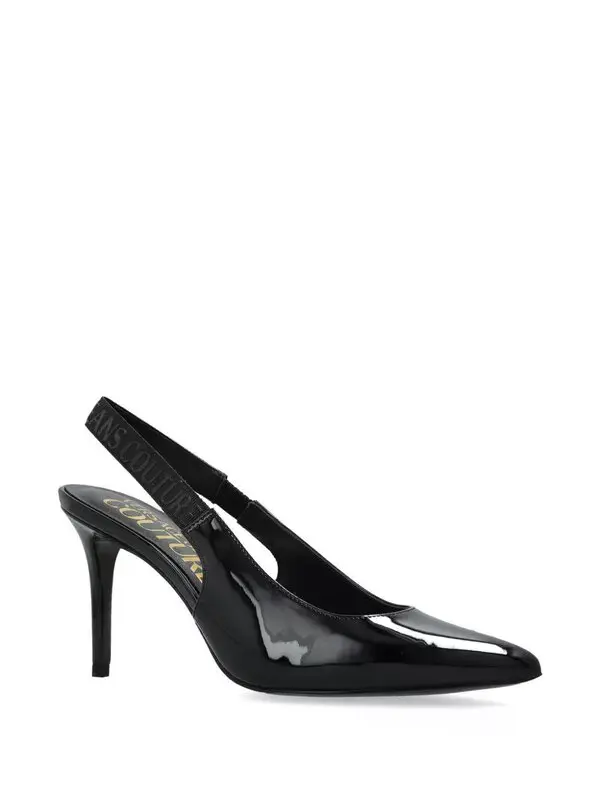 Versace Pointed-toe Slingback Pumps