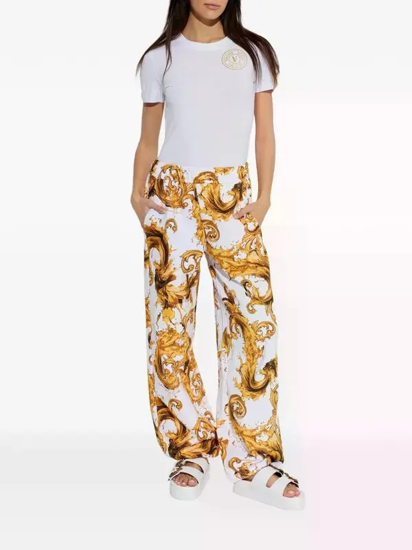 Versace Arizona Buckle-strap Platform Sandals - White
