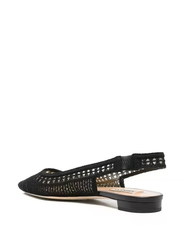 ARTEANA Trieste Point-toe Slingback Sandals - Black