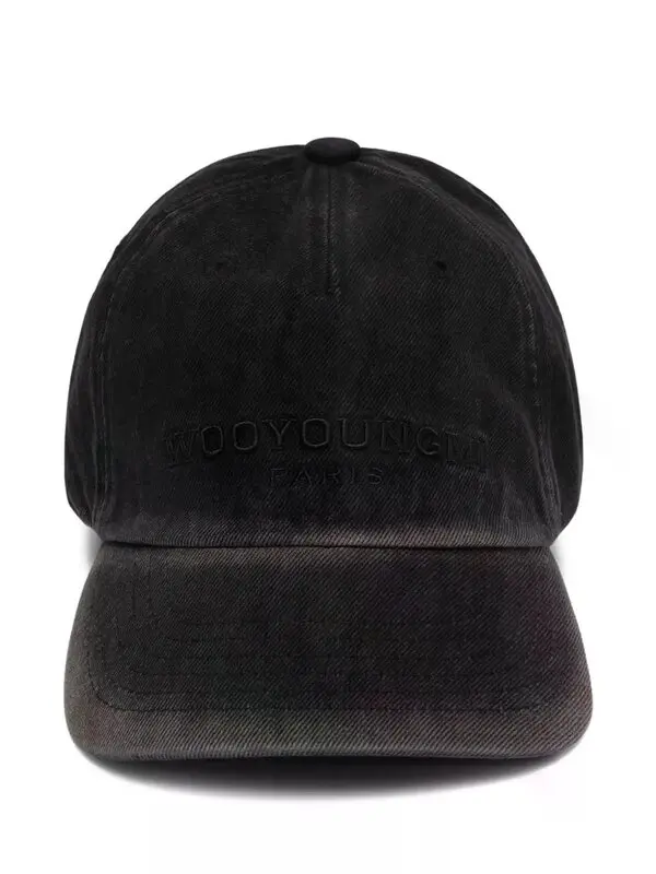 WOOYOUNGMI Embroidered Baseball Cap - Black