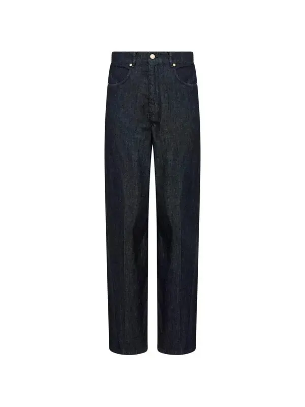 Max Mara Logo-patch Five-pocket Jeans