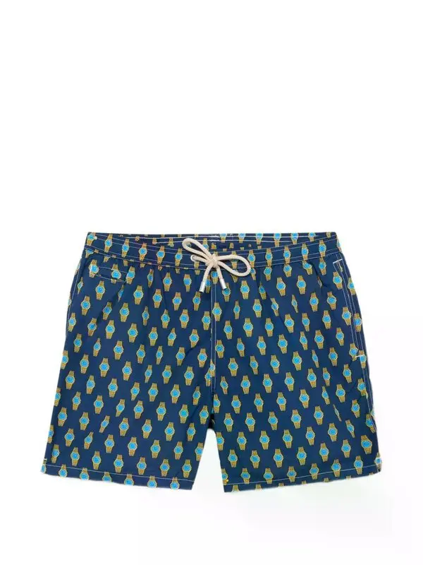 MC2 SAINT BARTH Micro Fantasy Swim Shorts - Blue