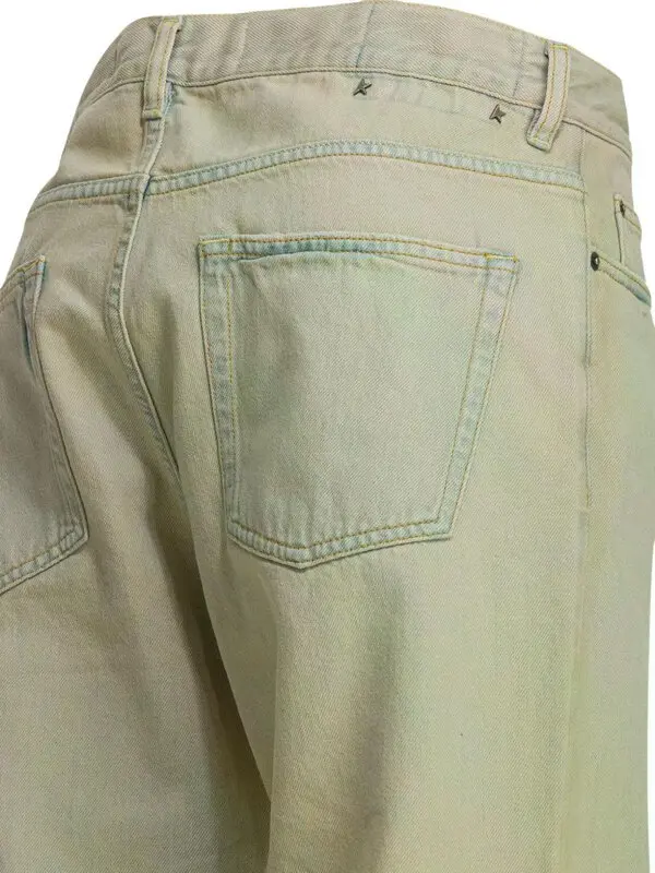 GOLDEN GOOSE Star Patch Faded Jeans