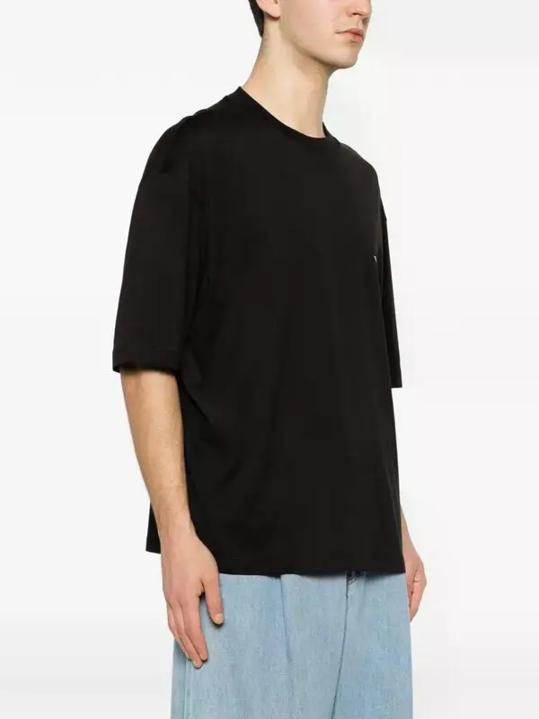 Emporio Armani Logo-print T-shirt - Black