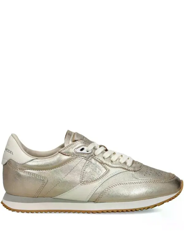Philippe Model Blville Perforated Low Top Sneakers