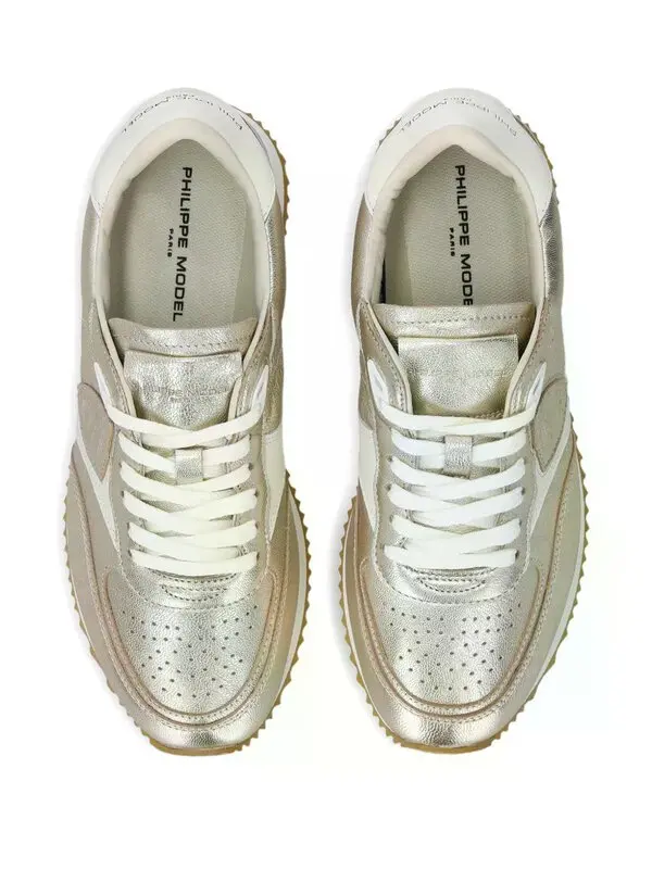 Philippe Model Blville Perforated Low Top Sneakers