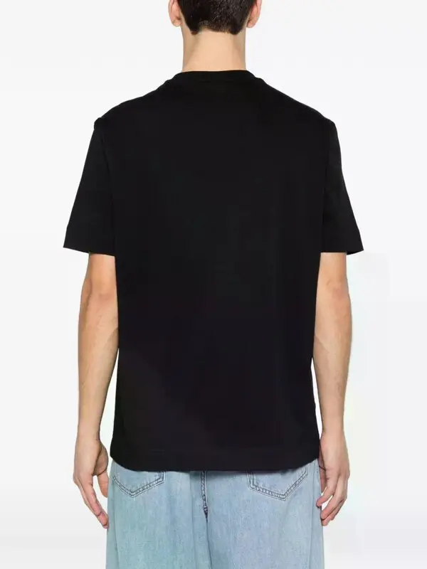 Emporio Armani Logo-embroidered T-shirt