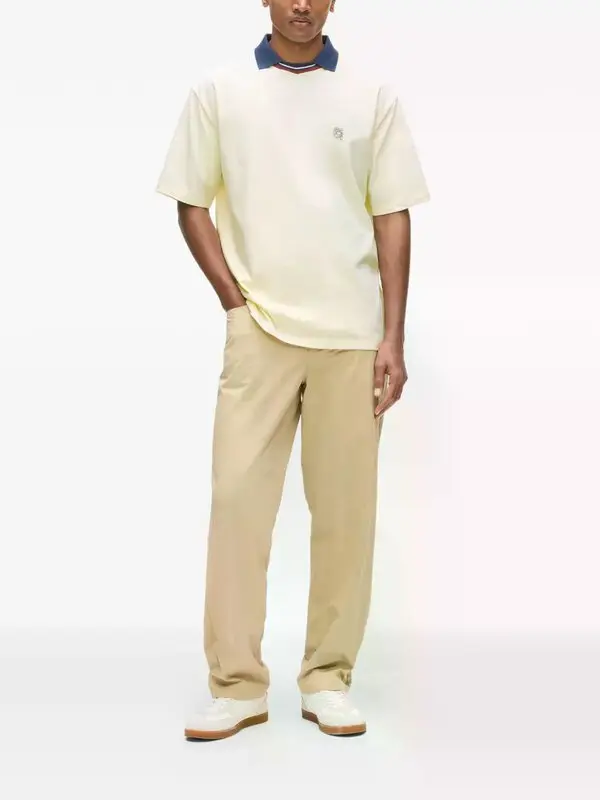Karl Lagerfeld Collared V-neck Ikon T-shirt