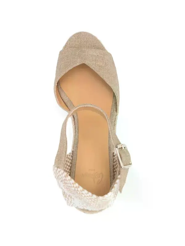 CastaÑer Blaudi Buckle-strap Espadrilles - Gold