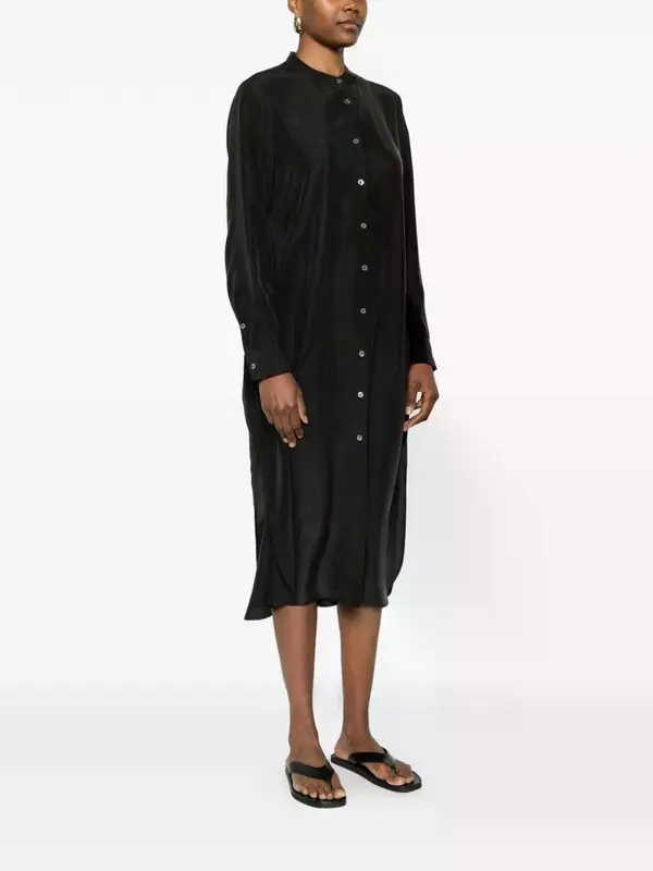 P.a.r.o.s.h Button-up Midi Dress - Black
