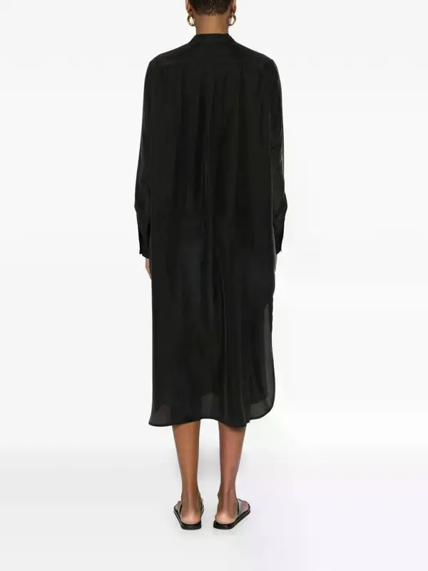 P.a.r.o.s.h Button-up Midi Dress - Black