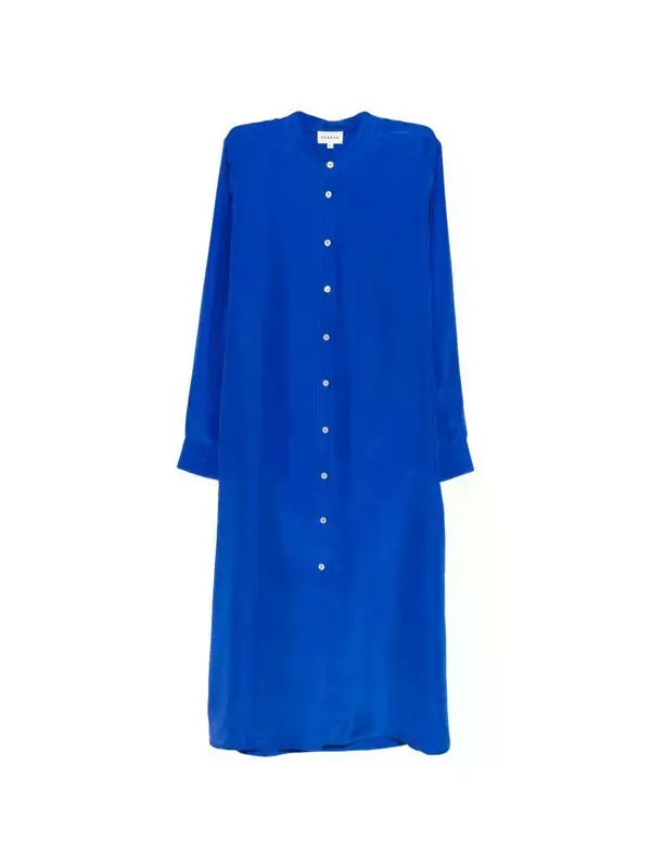 P.a.r.o.s.h Button-front Midi Dress - Blue