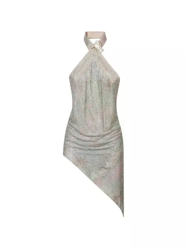 POSTER GIRL Halterneck Asymmetric Dress
