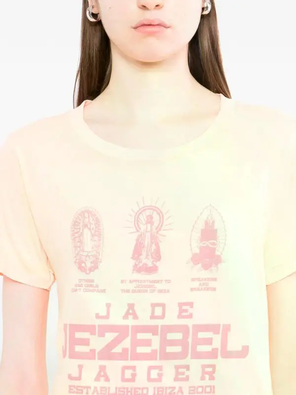 JADE JAGGER Logo-print T-shirt