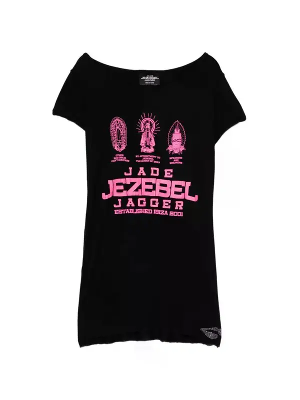 JADE JAGGER Logo-print T-shirt