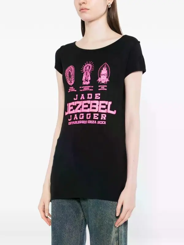 JADE JAGGER Logo-print T-shirt