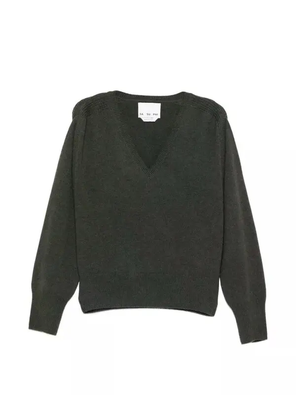 SA SU PHI V-neck Cashmere Sweater