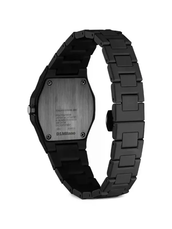 D1 MILANO Polycarbon 32mm Watch - Black