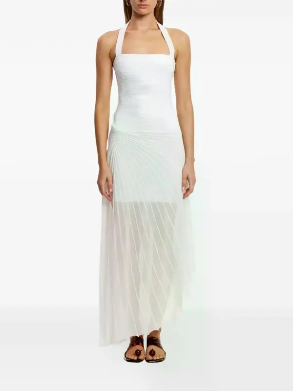 Significant Other Nessa Halter Textured Dress