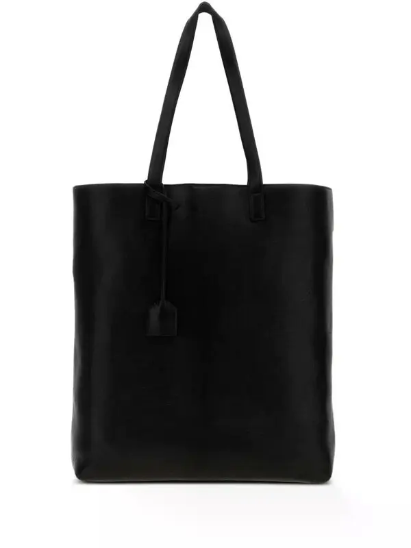 Saint Laurent Leather Tote Bag - Black