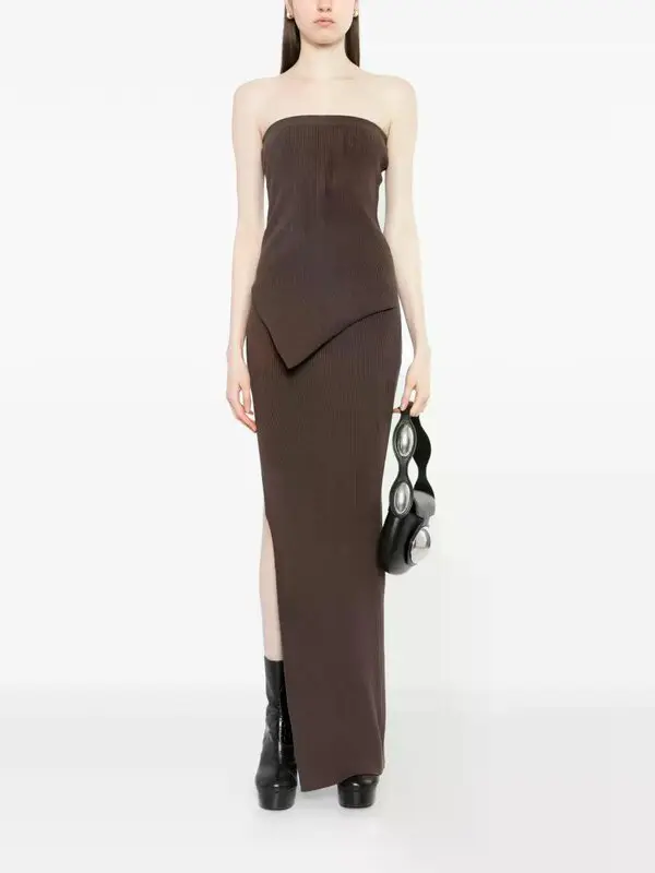 Rick Owens Asymmetric Bustier Dress