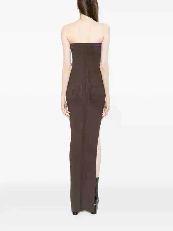 Rick Owens Asymmetric Bustier Dress