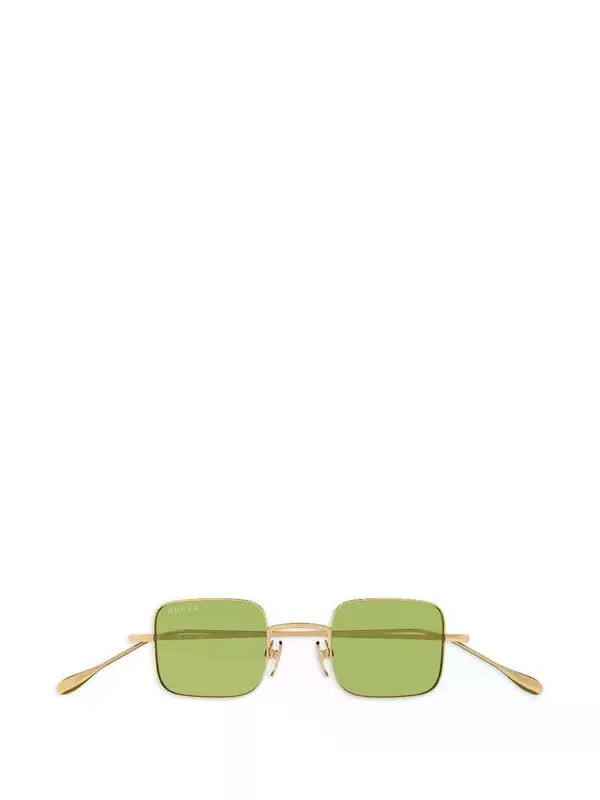 Gucci Square-frame Sunglasses - Gold