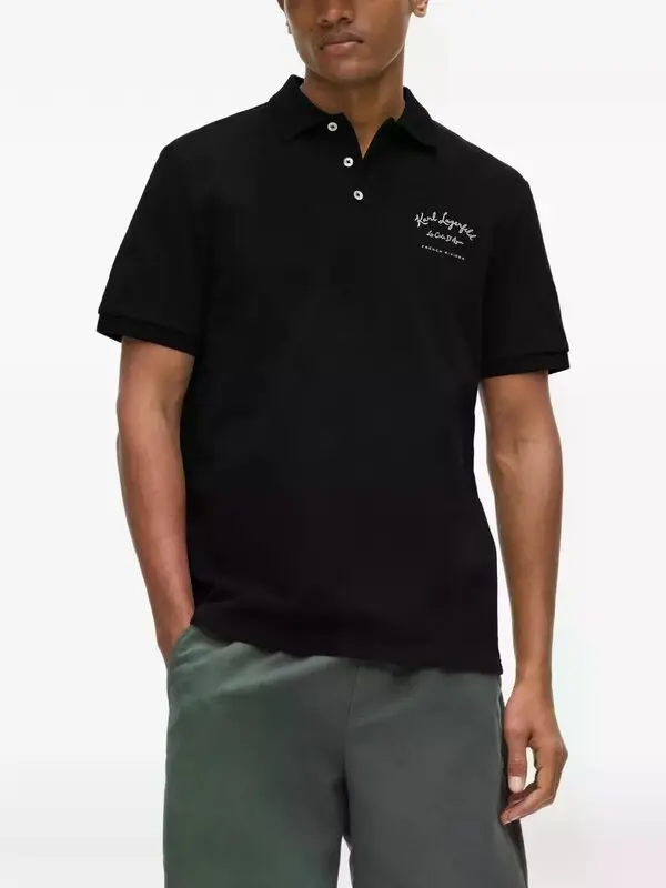 Karl Lagerfeld Pique Polo Shirt