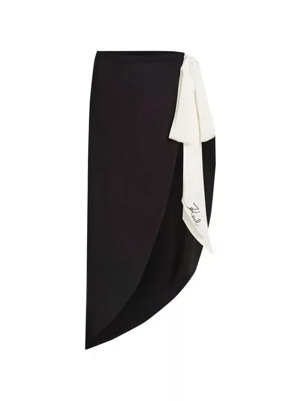 Karl Lagerfeld Sheer Bow Pareo