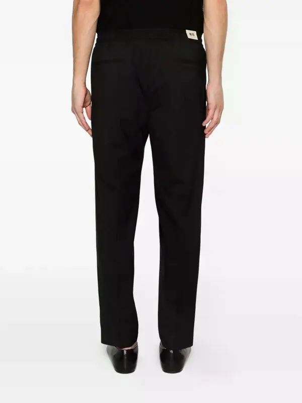 BRIGLIA 1949 Wimbledons Drawstring Trousers - Black