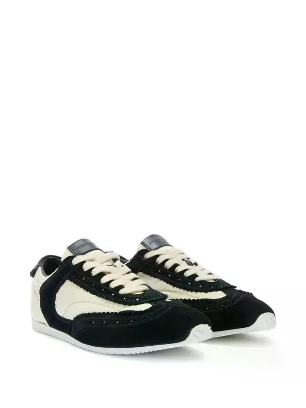Ermanno Scervino Scalloped Sneakers - Black