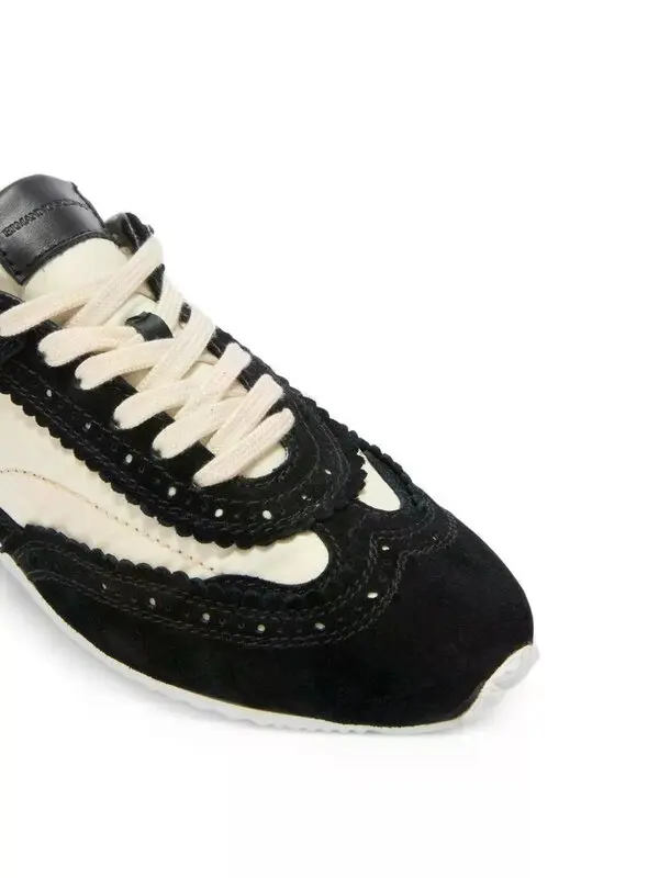 Ermanno Scervino Scalloped Sneakers - Black