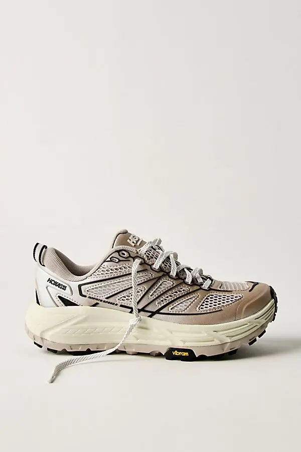 HOKA® Mafate Speed 2 Tech Stealth Sneakers - Putty/black