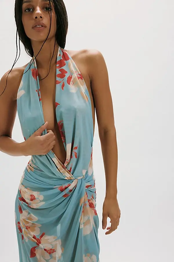 Bec & Bridge Calliope Drape Maxi Dress - Sonara Floral