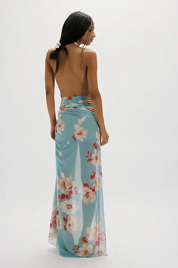 Bec & Bridge Calliope Drape Maxi Dress