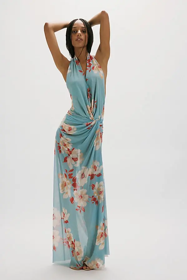 Bec & Bridge Calliope Drape Maxi Dress