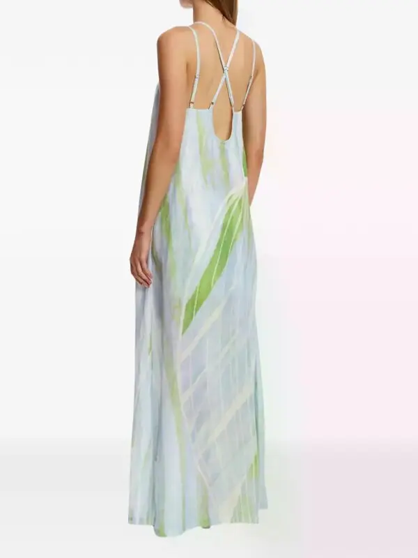 Significant Other Giorgie Criss-cross Maxi Dress - Blue