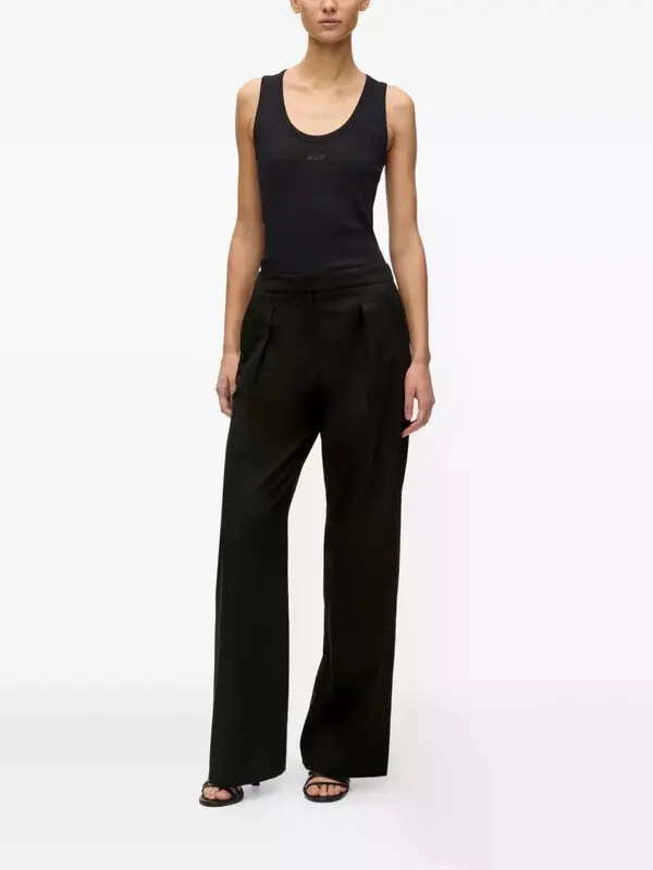 Karl Lagerfeld Structured Wide-leg Suit Pants