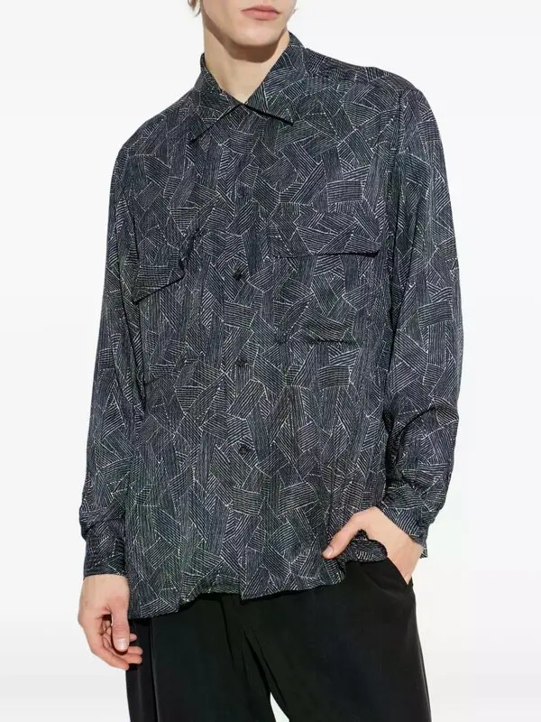 Giorgio Armani Geometric-print Shirt