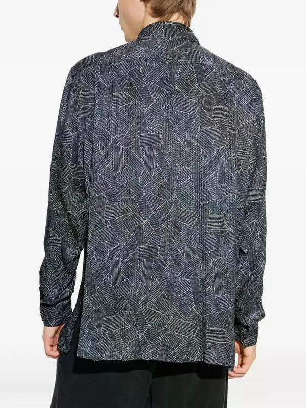 Giorgio Armani Geometric-print Shirt