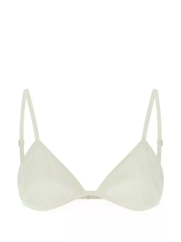 Elisabetta Franchi Ribbed Bra And Polo Shirt Set