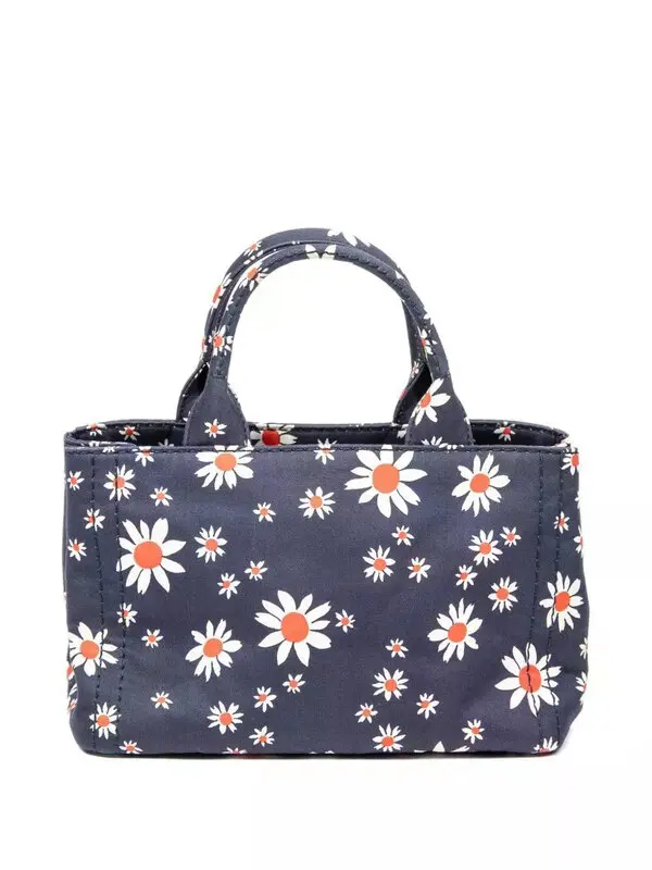 Miu Miu Floral Print Top Handle Bag
