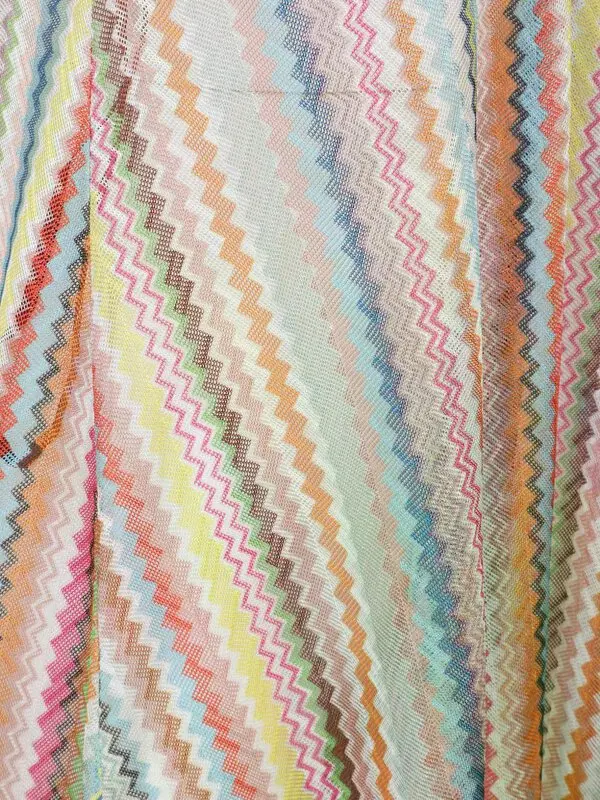 Missoni V-neck Zig-zag-pattern Dress