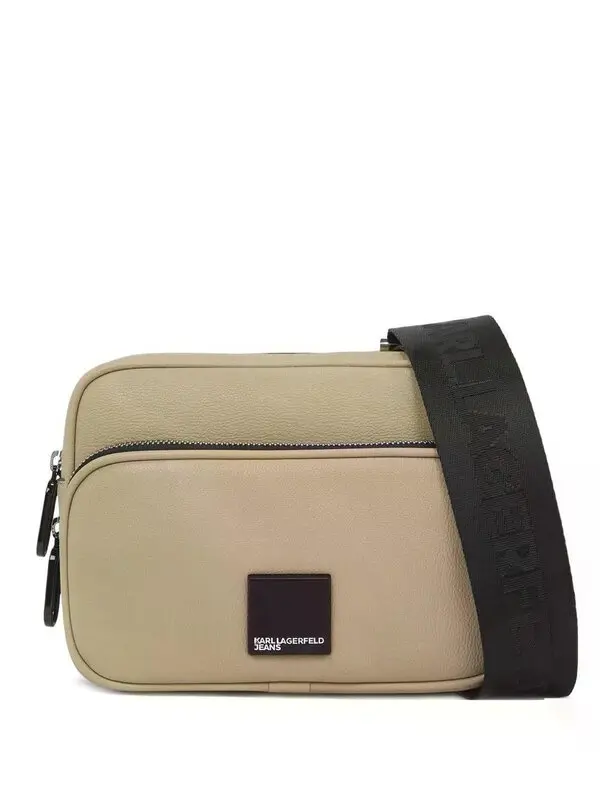 Karl Lagerfeld Box Logo Camera Shoulder Bag - Neutrals