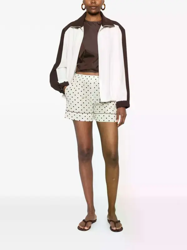 P.a.r.o.s.h Polka Dot Trim Shorts