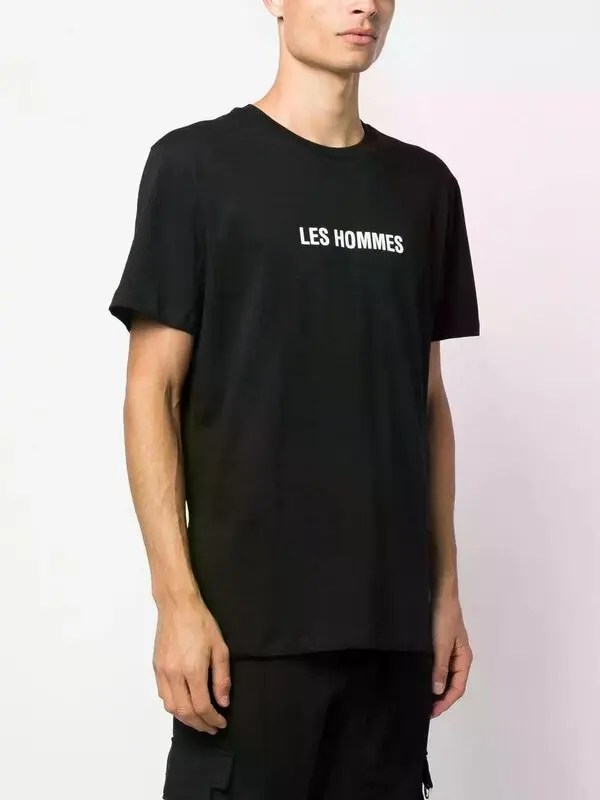 LES HOMMES Logo Print T-shirt