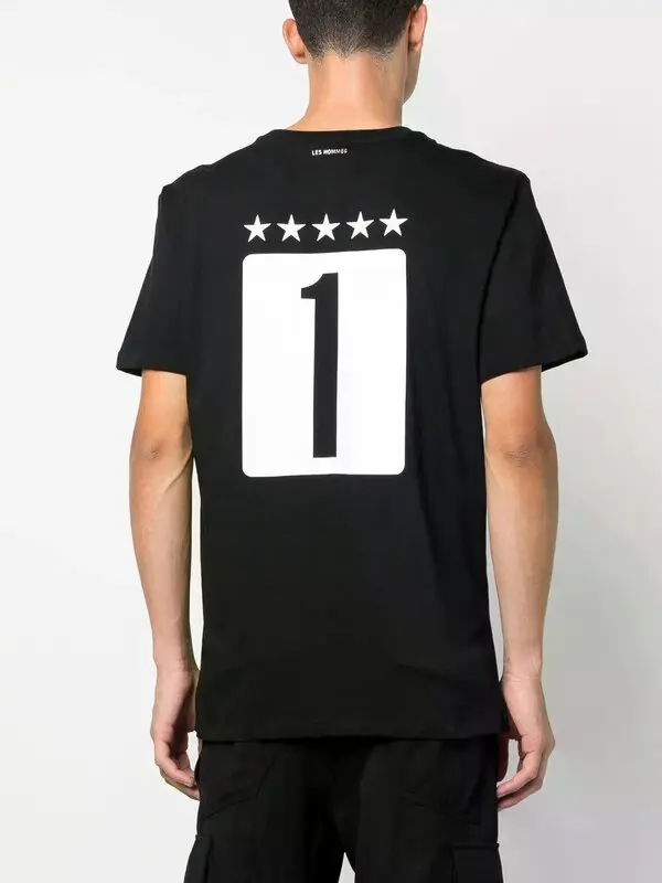 LES HOMMES Logo Print T-shirt