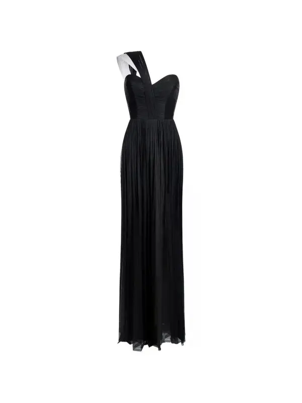 IMROSKA 21 One-shoulder Draped Maxi Dress