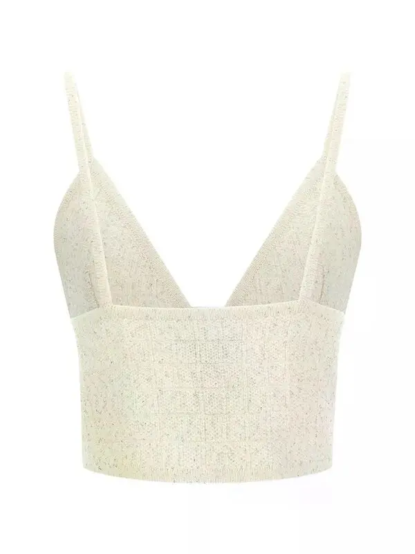 Alessandra Rich V-neck Tank Top
