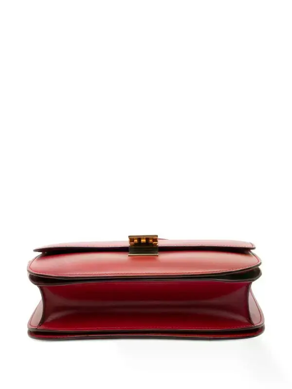 Celine 2013 Medium Classic Box Crossbody Bag - Red